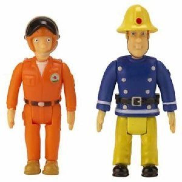 Fireman Sam 2 Pack Action Figures Fireman Sam & Pilot Toys | TheHut.com