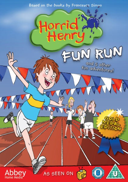 Horrid Henry: Fun Run - Gold Medal Edition DVD - Zavvi UK