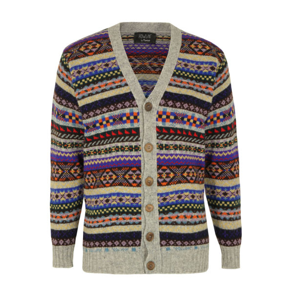 Howlin' by Morrison Men's Gavin Panama Cardigan - Multi - Free UK ...