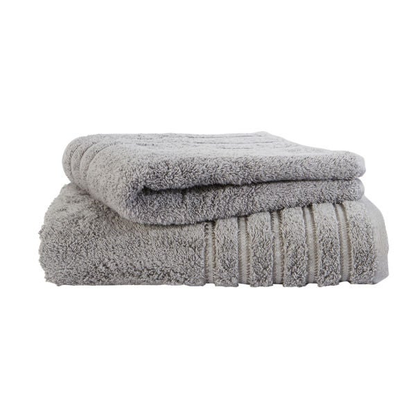Kingsley Lifestyle Towel - Grey | IWOOT
