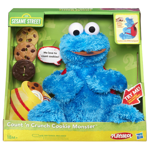 Sesame Street Count N Crunch Cookie Monster Toys | TheHut.com