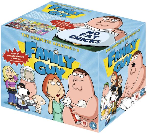 Family Guy - Season 1-9 Box Set DVD - Zavvi UK