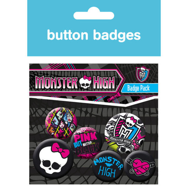 Monster High Graphics - Badge Pack Merchandise | Zavvi