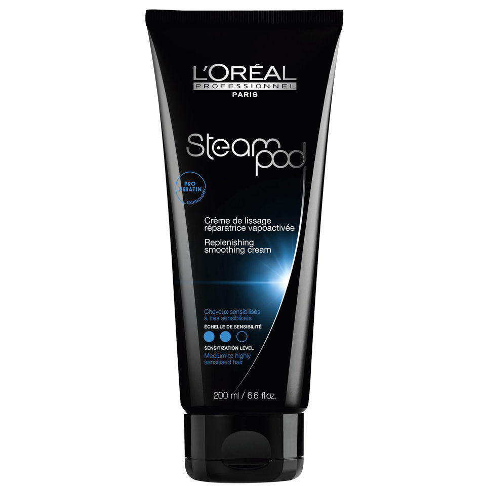 L'Oreal Professionnel Steampod Replenishing Smoothing Cream (Medium ...
