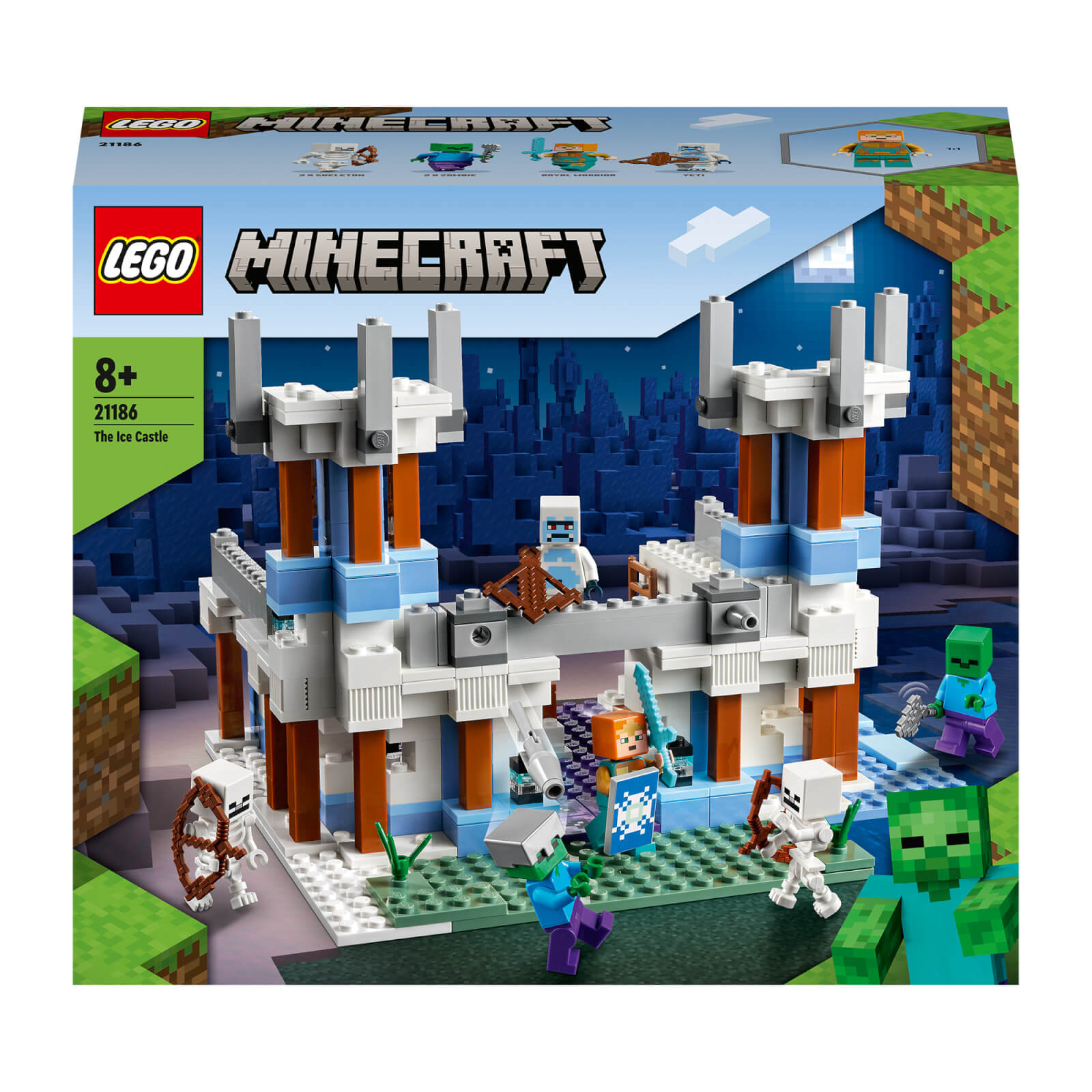 lego minecraft the ice castle toy with zombie figu | Lego minecraft the ...