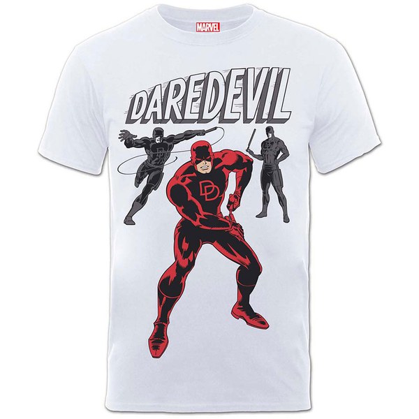 Marvel Daredevil Men's Poses T-Shirt - White Merchandise | Zavvi