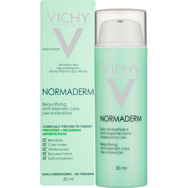 Vichy Normaderm Anti-Blemish Moisturiser Care (50ml) | Free Shipping ...