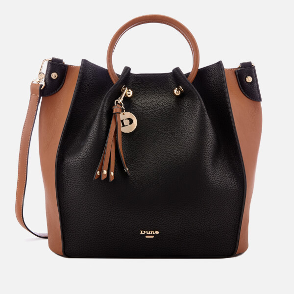 Dune Women's Dumpkin Pierced Handle Bag - Black