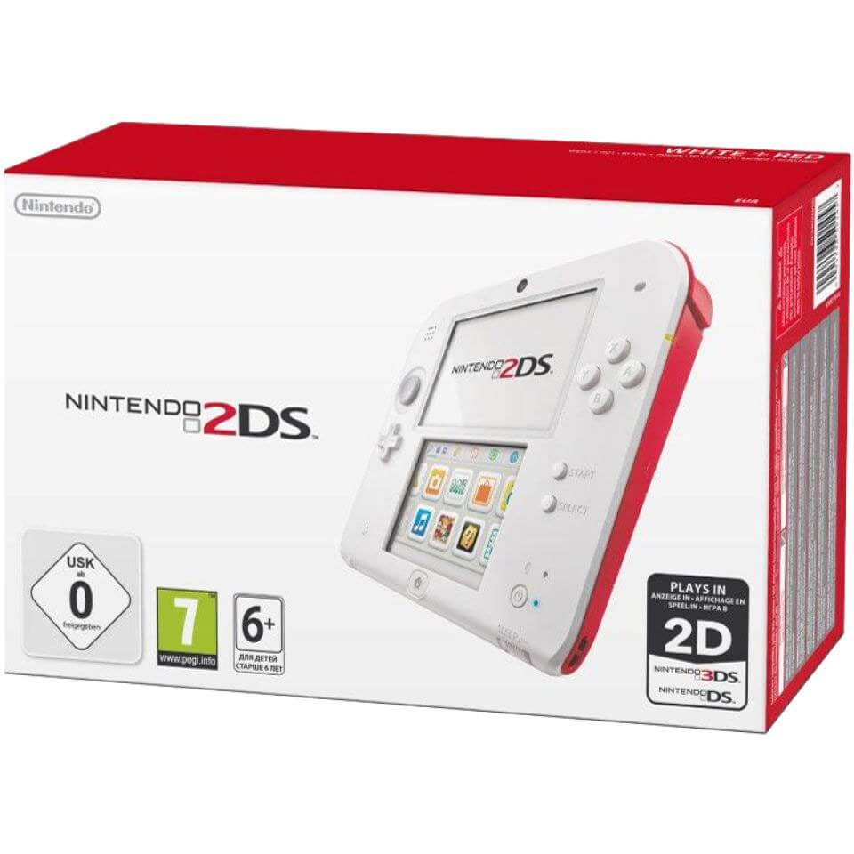 Nintendo 2DS Console (White + Red) | Nintendo Official UK Store