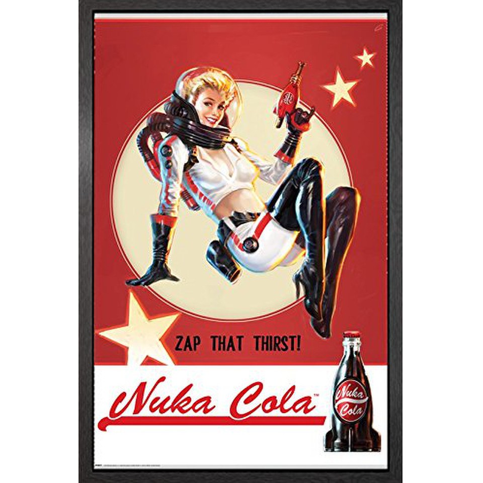 Fallout 4 Nuka Cola - Framed Maxi Poster Merchandise | Zavvi Fallout 4 Nuka Cola - Framed Maxi Poster Merchandise | Zavvi