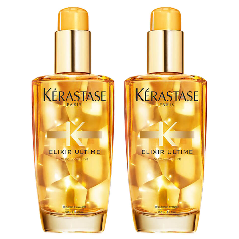 K rastase Elixir Ultime Hair Oil Duo 100ml Free Shipping Lookfantastic