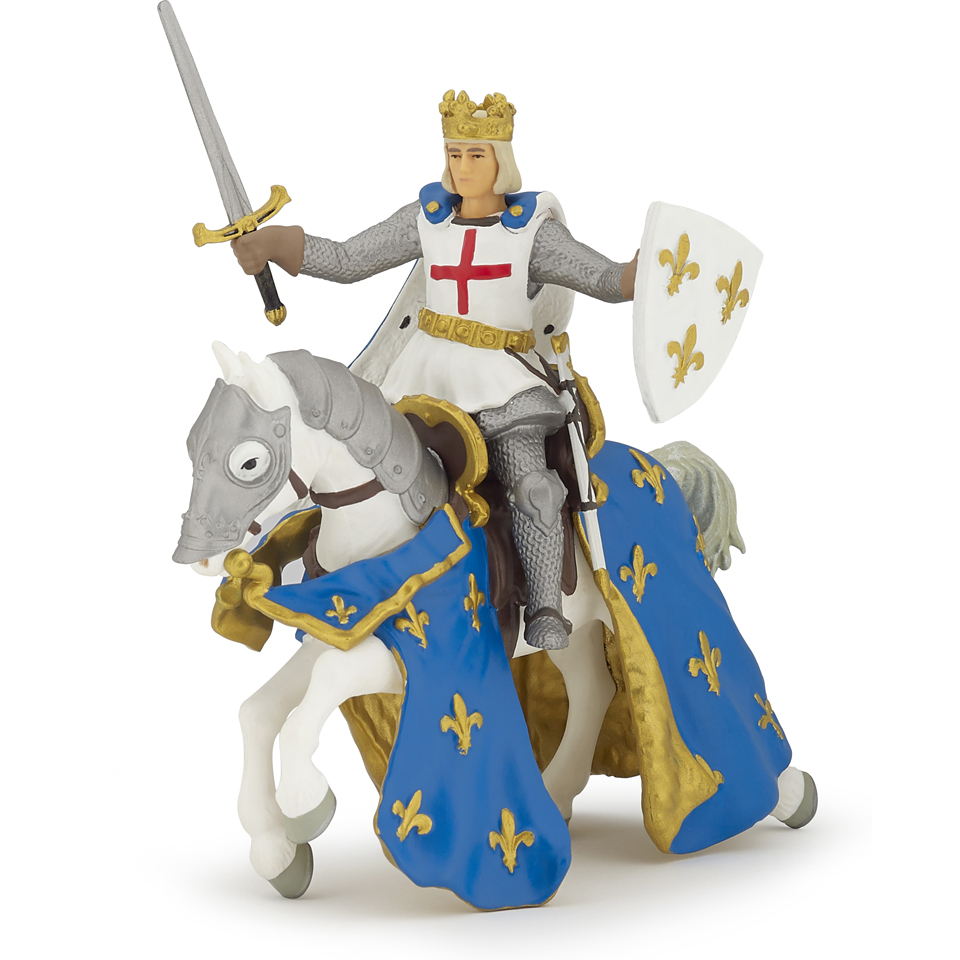 Papo Medieval Era: Saint Louis and His Horse Toys | Zavvi