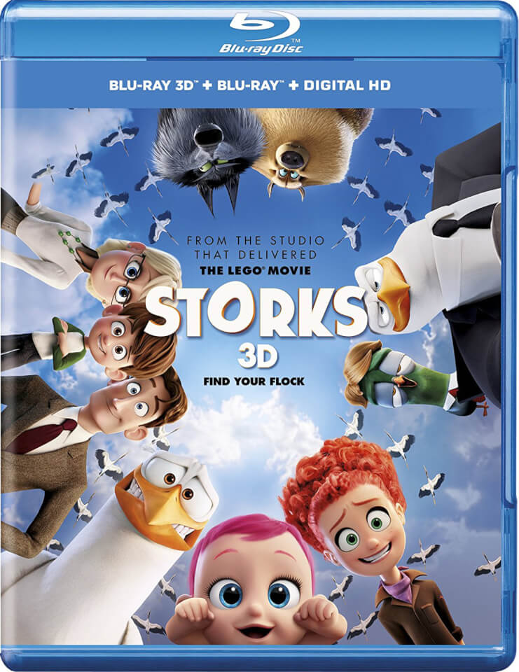 Storks 3D (Includes 2D Version) Blu-ray - Zavvi UK