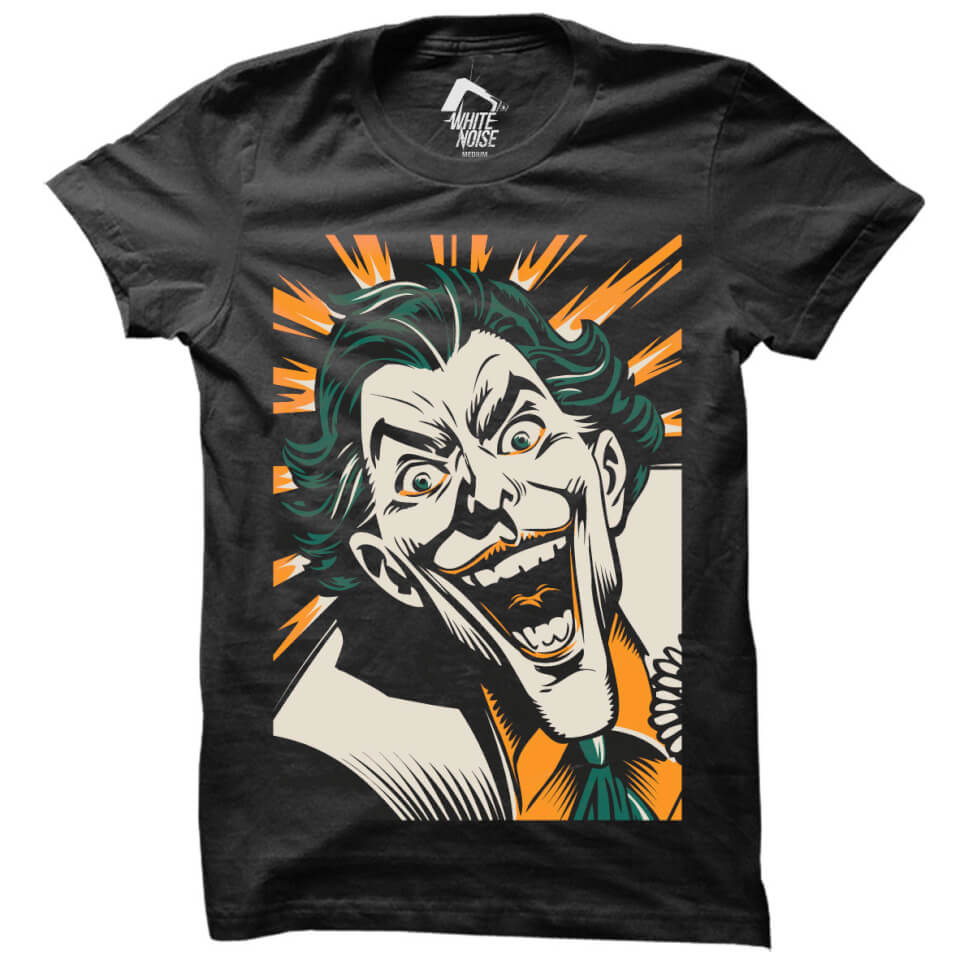 DC Comics Batman The Joker Laugh T-Shirt - Black Merchandise - Zavvi UK