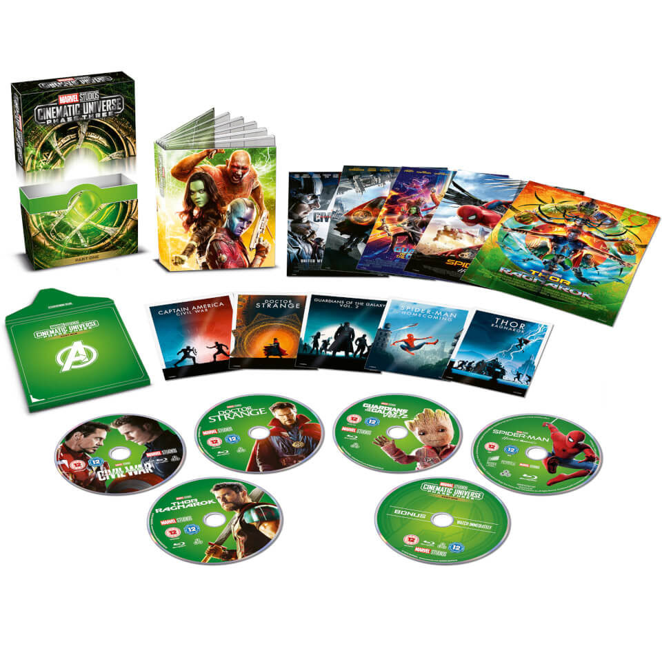 Marvel Studios Collector's Edition Box Set - Phase 3 Part 1 Blu-ray | Zavvi