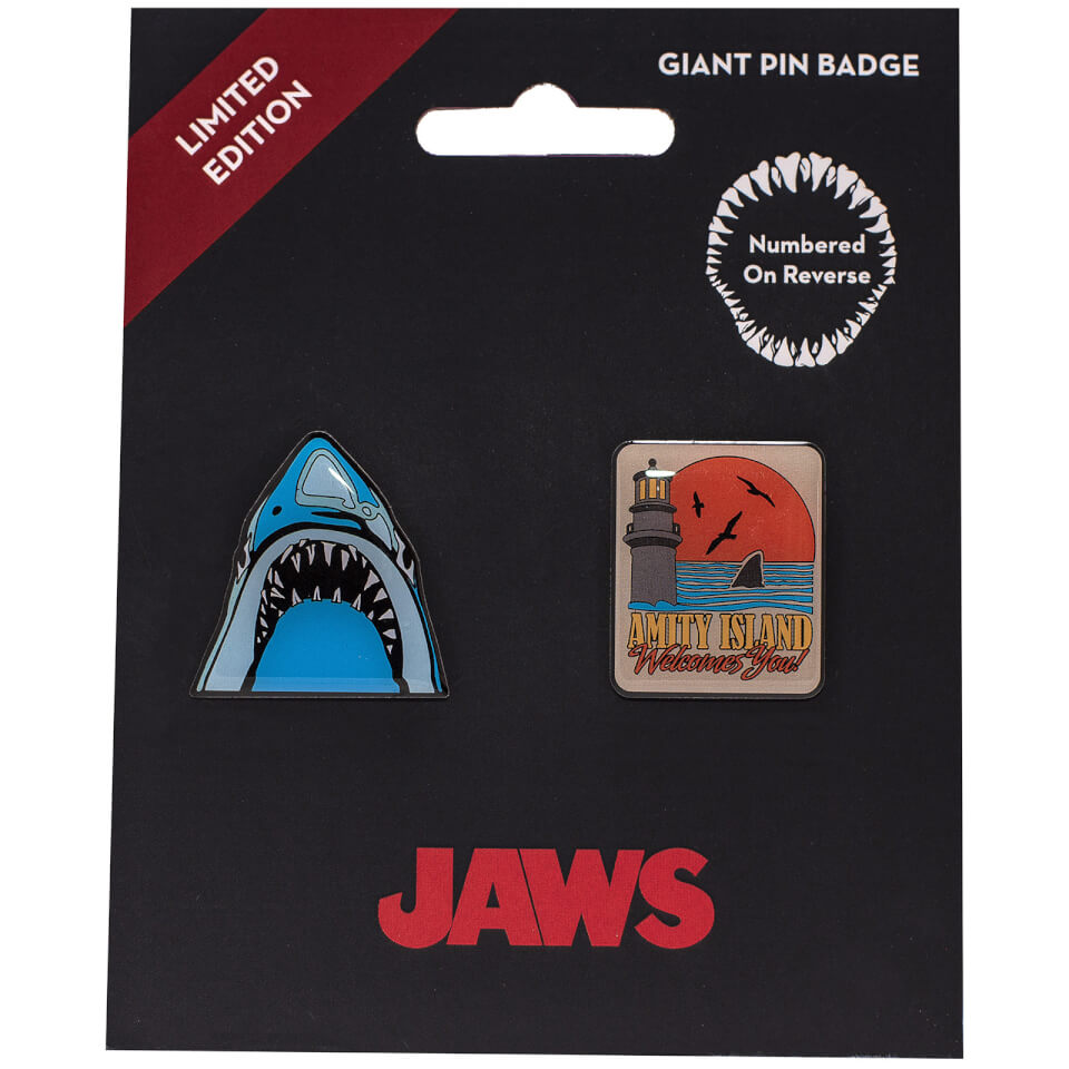 Jaws Limited Edition Pin Badge Set Merchandise - Zavvi UK
