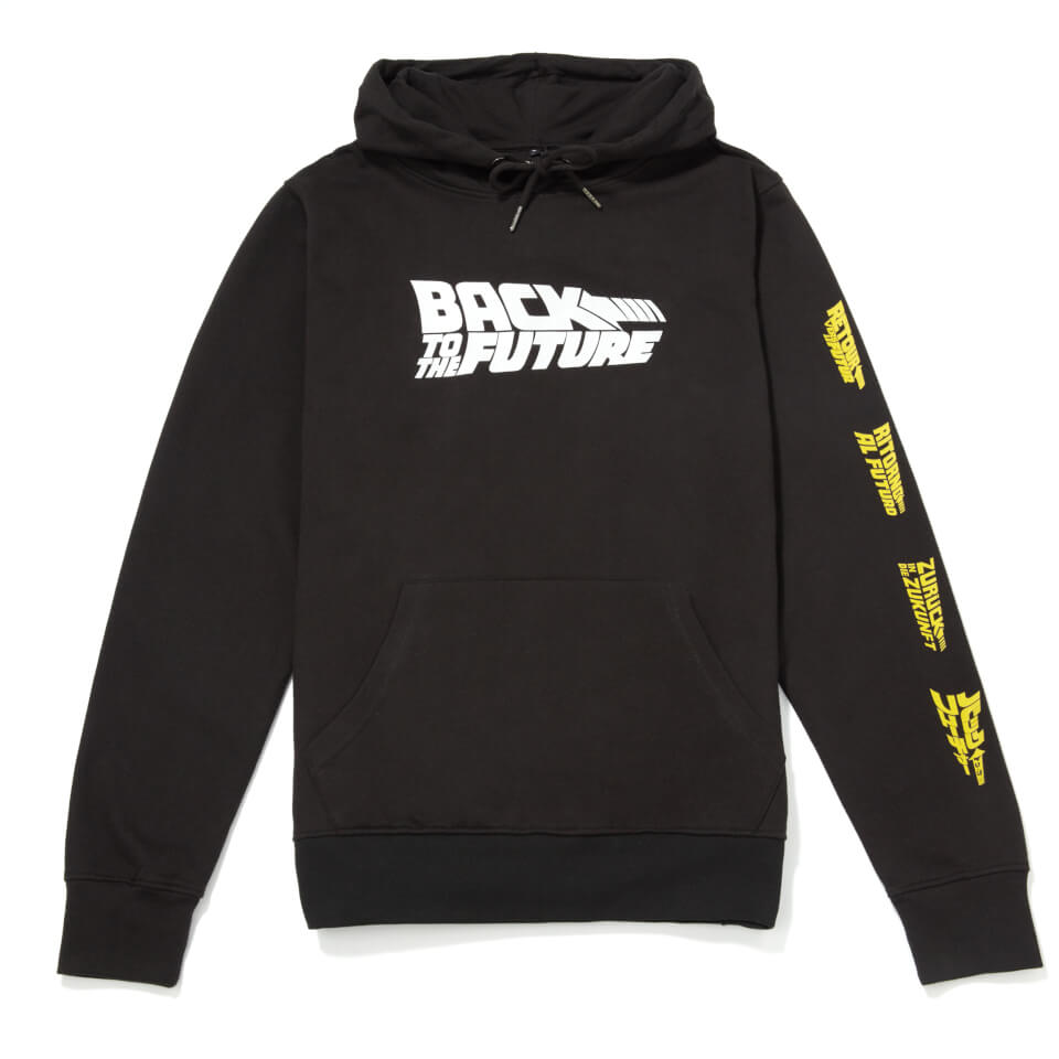 Global Legacy Back To The Future Hoodie - Black Clothing - Zavvi UK